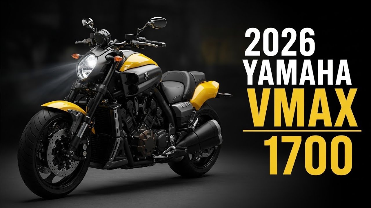 The Beast Returns in Yellow, New 2026 Yamaha VMAX 1700 Special Edition ...
