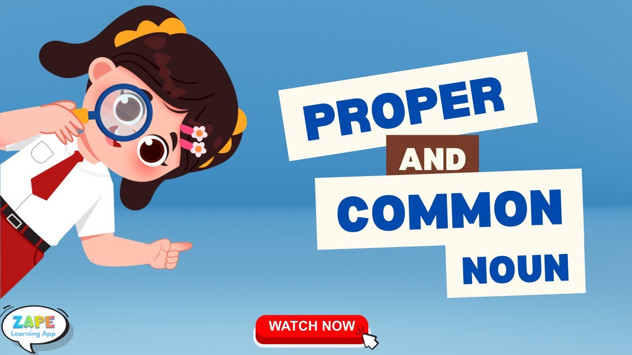 Common and Proper Nouns | Grade 1 English | Fun Learning for Kids - YouTube
