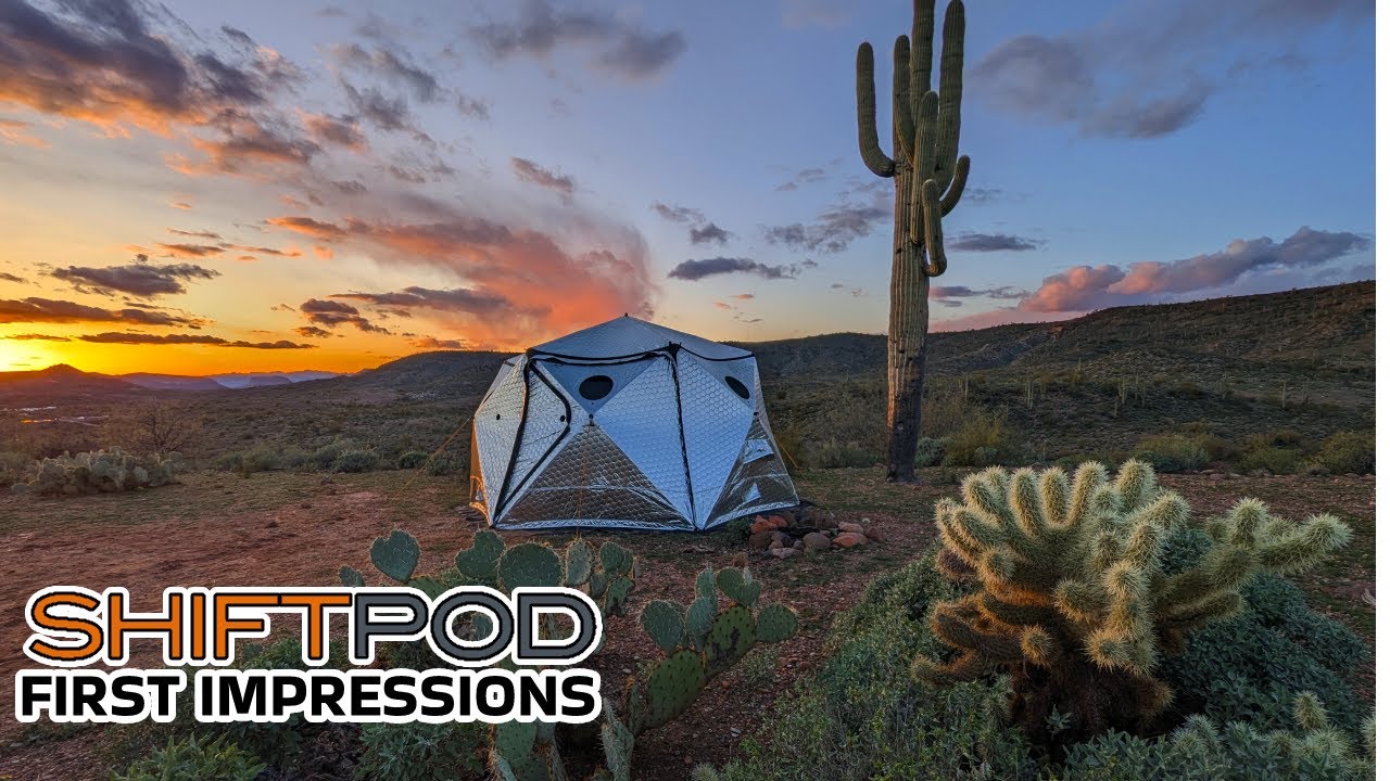 Camping in a Space Ship!! ShiftPod III First Impressions - YouTube