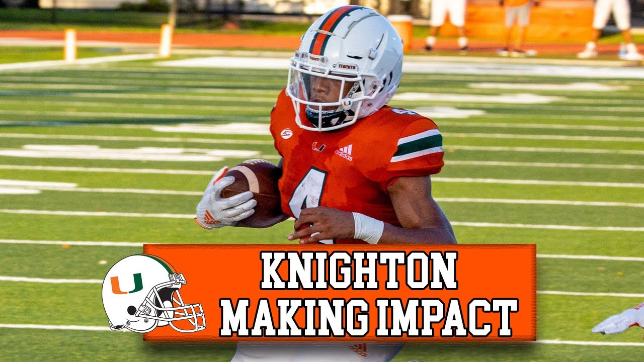 Jaylan Knighton aka " Rooster" Speaks About Running Style, Freshman ...