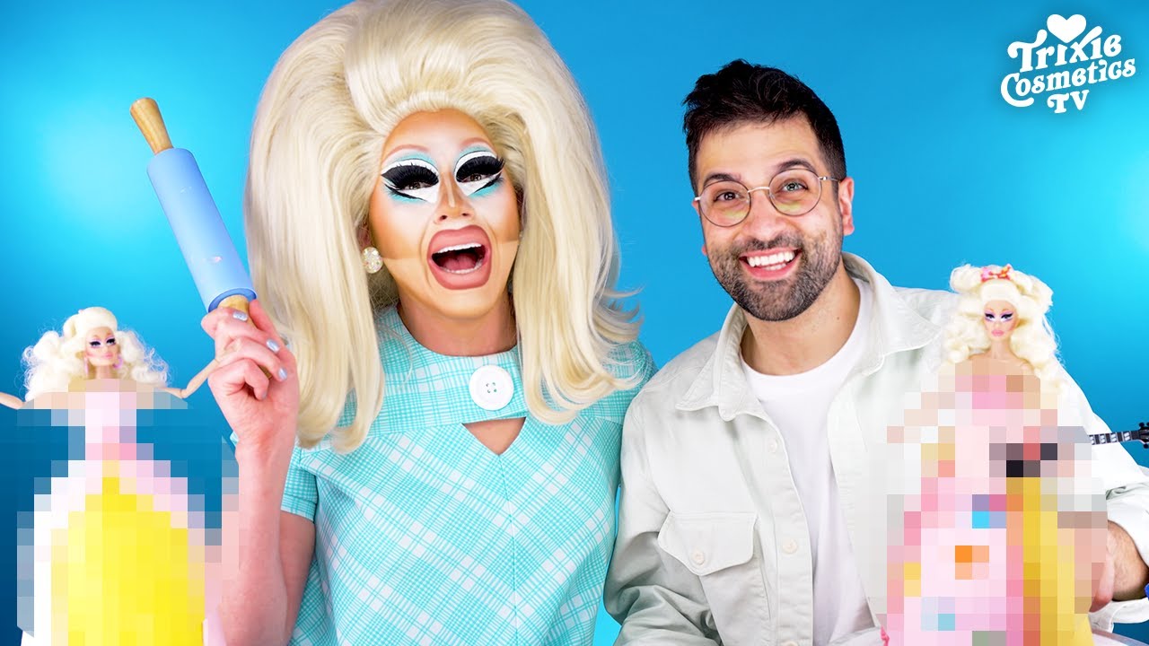 Trixie and @thejonnycakes Design Dresses Out of Cake! - YouTube