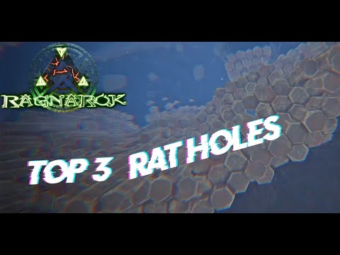 Top 3 Rat Holes on RAGNAROK | UNDERWATER | ARK: Survival Evolved - YouTube
