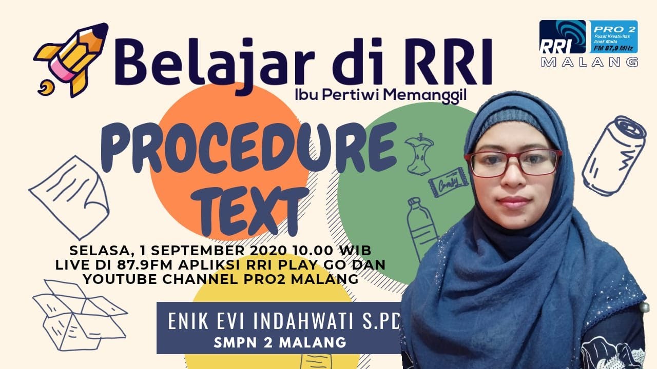 Belajar di RRI - Procedure Text - YouTube