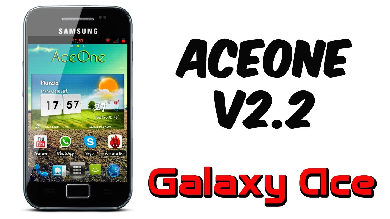 ROM AceOne V2.2 para el Galaxy Ace - YouTube