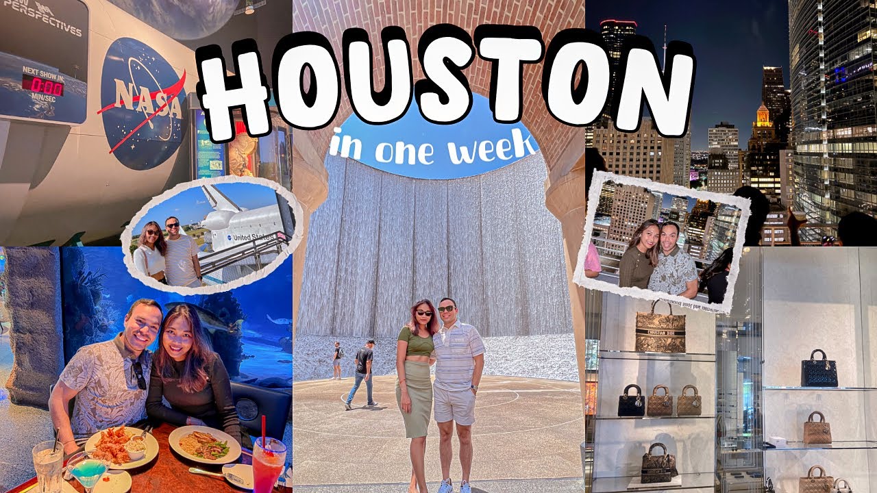 HOUSTON VLOG 2023 || NASA, Aquarium Restaurant, Waterwall, The Galleria ...