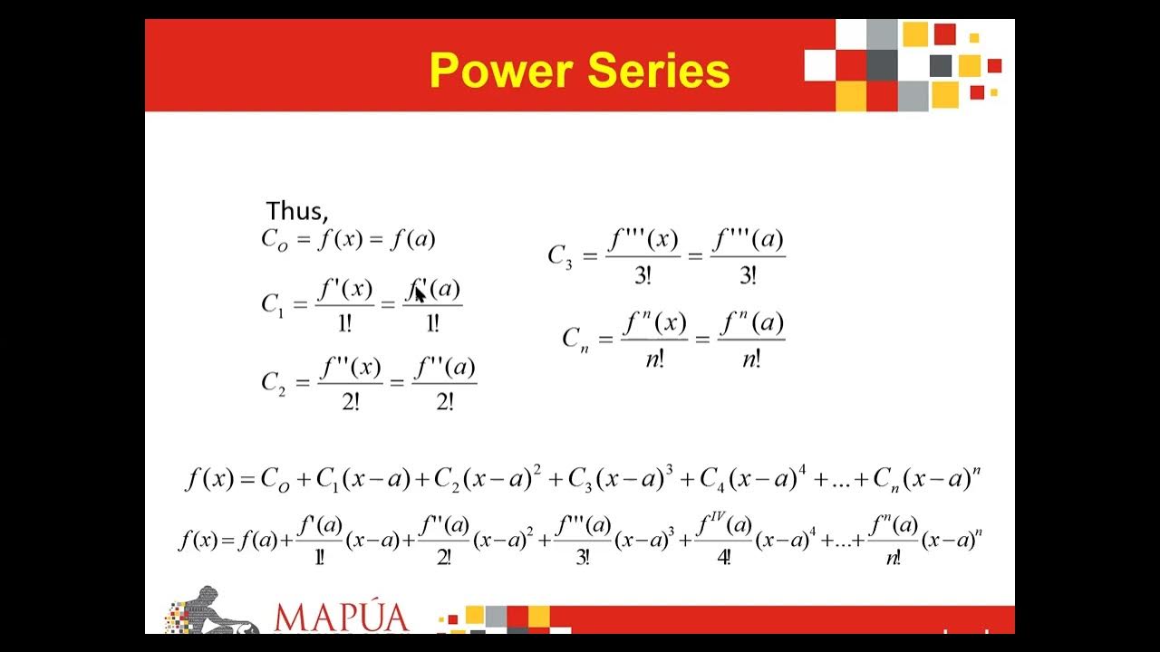 Module 1 Lesson 1 Mathematical Model and Power Series - YouTube