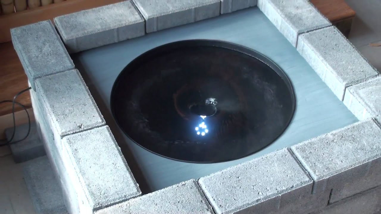 Whirlpool Garden Fountain - YouTube