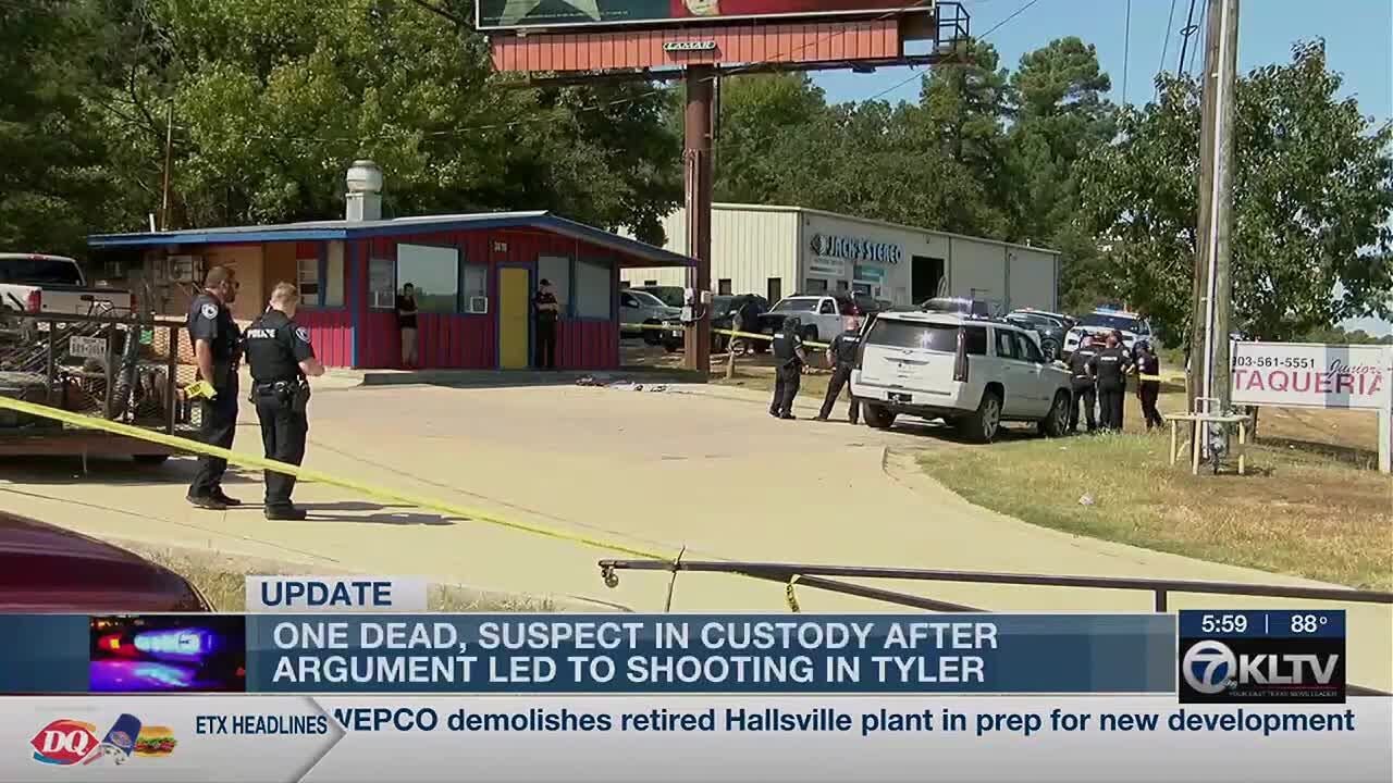 1 dead, suspect in custody after argument leads to shooting in Tyler ...