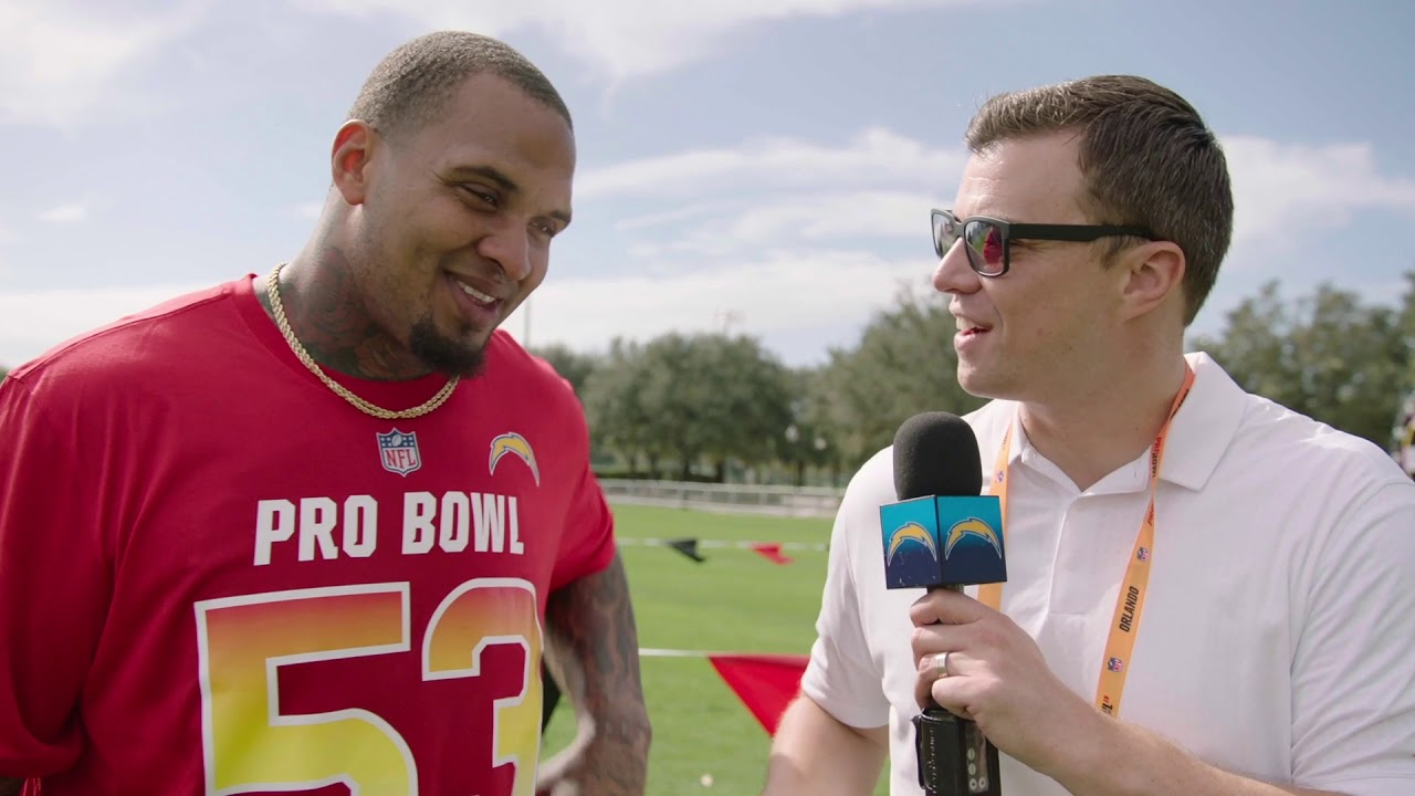 Mike Pouncey on Playing with His Brother at the Pro Bowl | LA Chargers ...