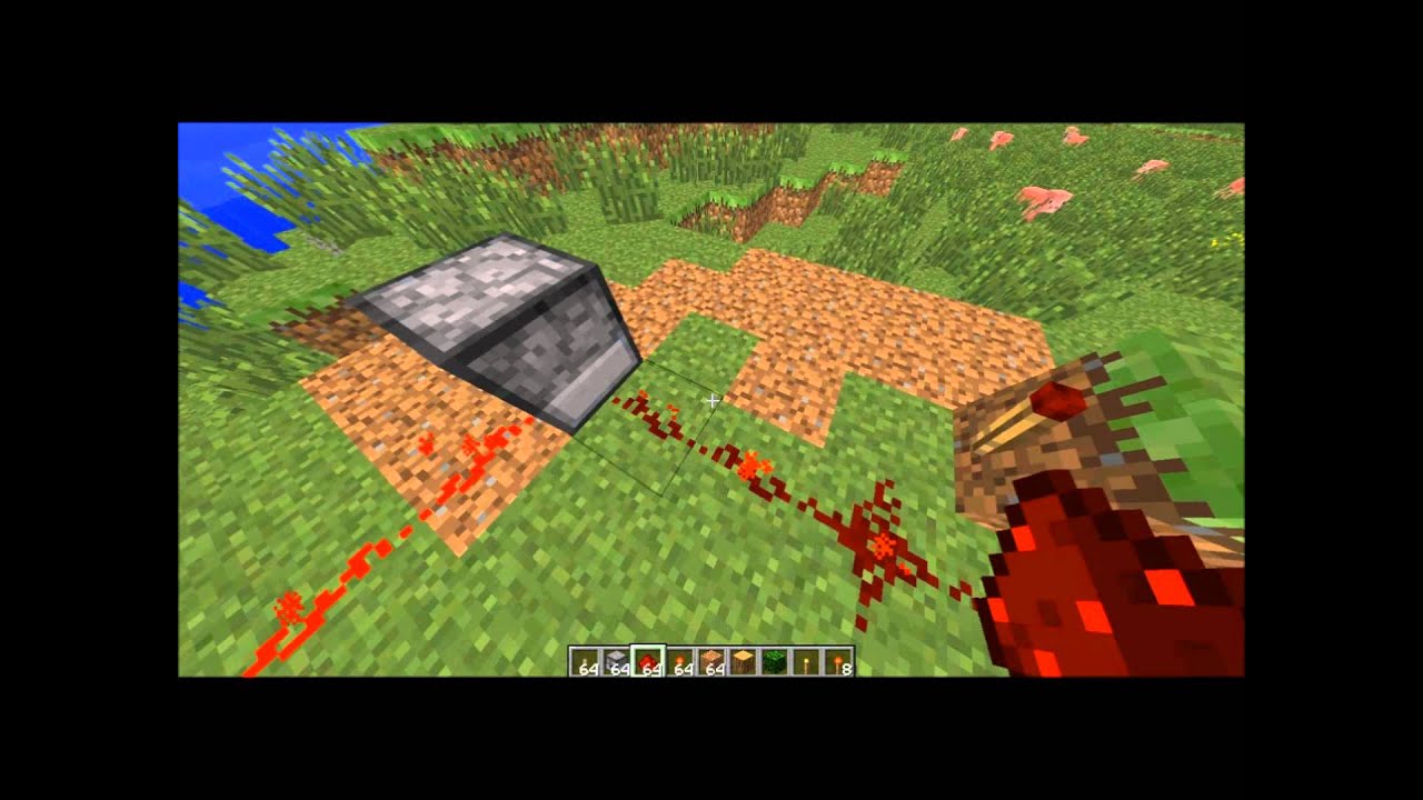 How to make a Fully Automatic machine gun on Minecraft - YouTube