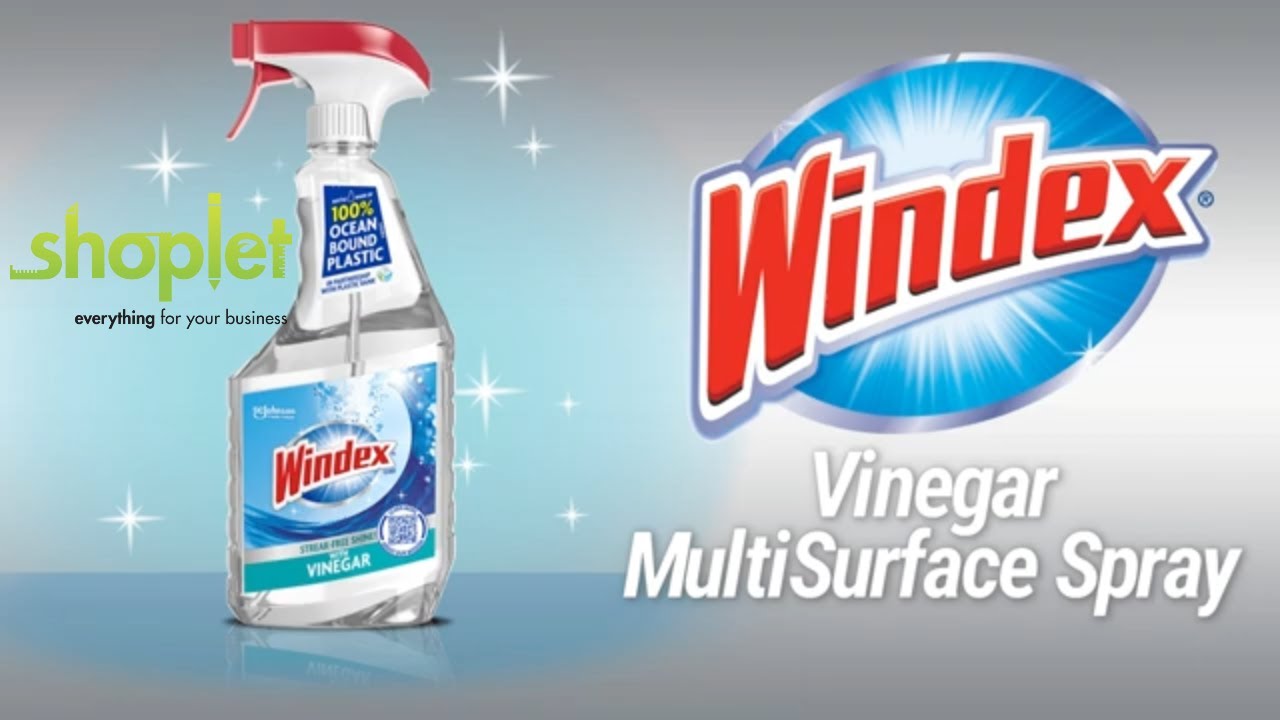 Windex Vinegar MultiSurface Spray, Spray - Clean & Fresh Scent - YouTube