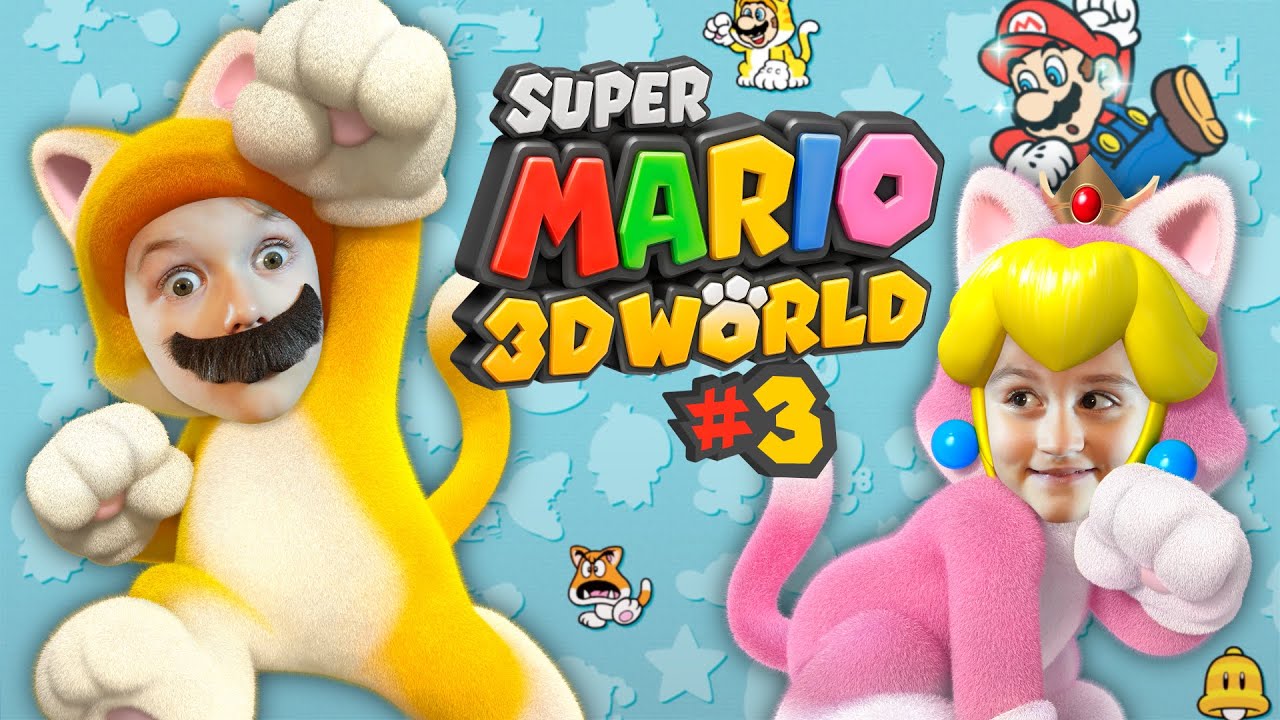 Kids Play Super Mario 3D World - Part 3 - Tickle Wickle - YouTube