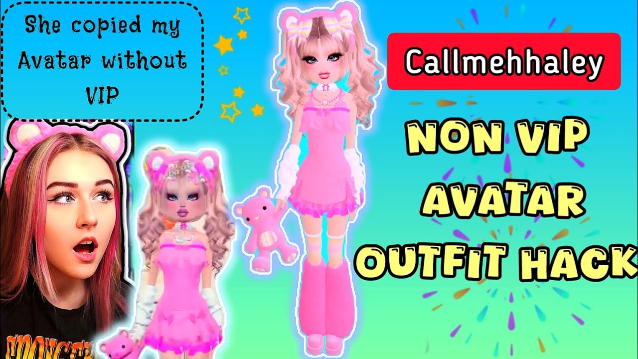 I Made NonVIP CALLMEHHALEY Outfit Hack in Dress To Impress ...
