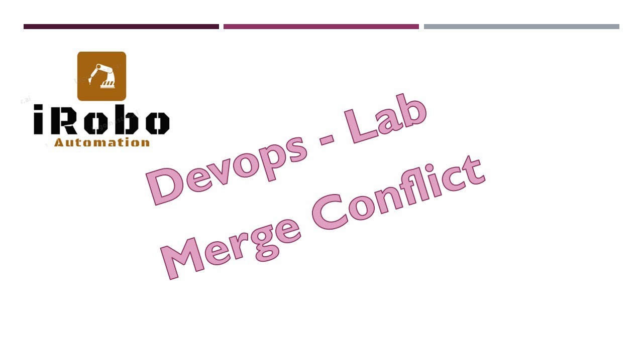 Devops --- Merge conflict - YouTube