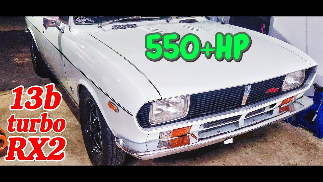 550+HP Mazda RX2 13b turbo street pulls - YouTube
