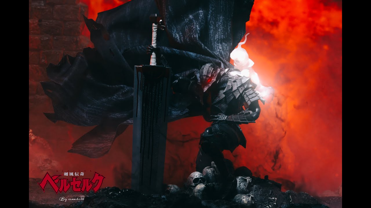 【Cape Show】Guts Berserk armor is coming! Custom wired cape for shf Guts ...