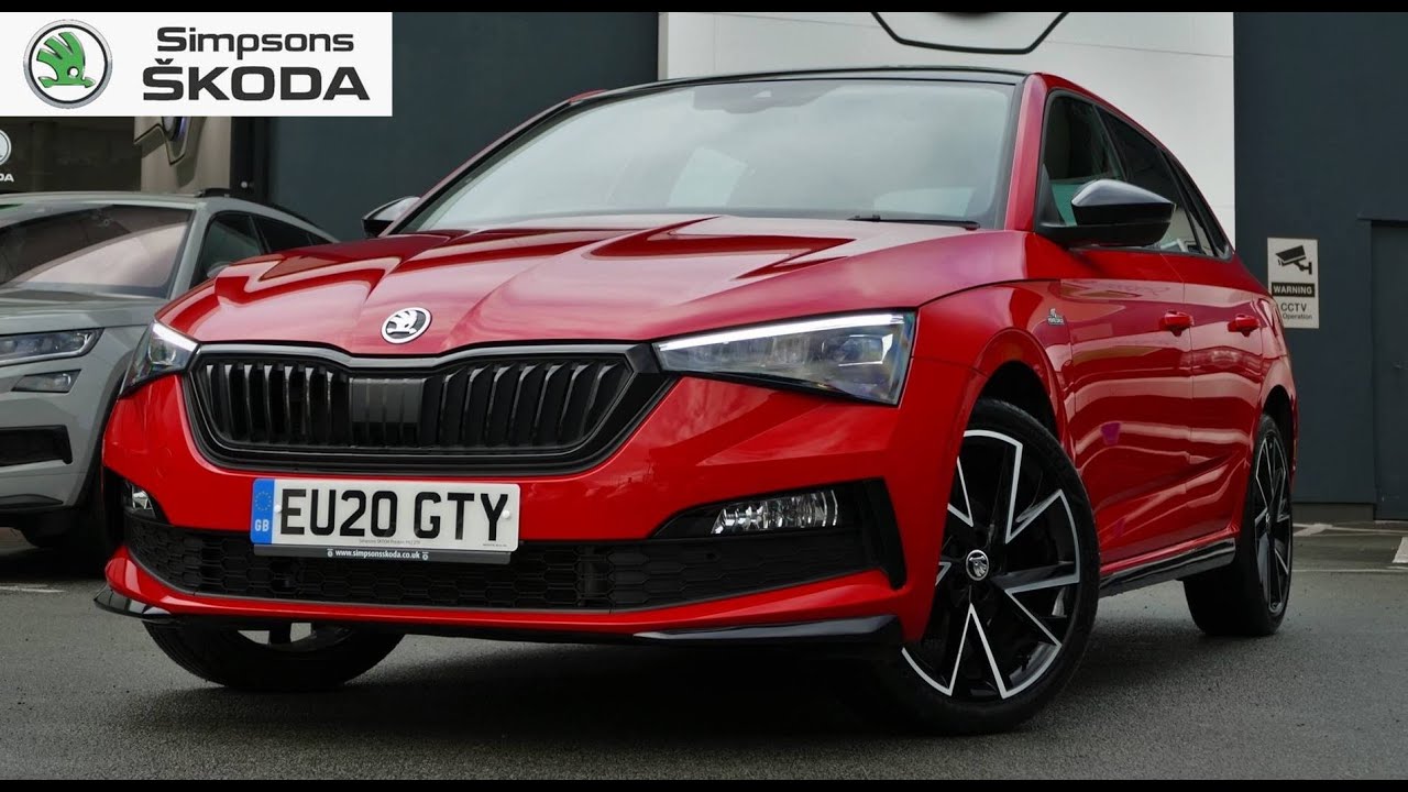 SKODA SCALA Monte Carlo 1.0 TSI 115PS DSG Corrida Red for sale at ...