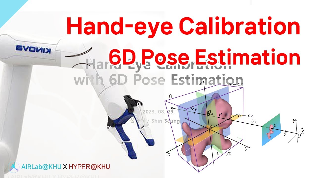 [AIRLab X HYPER] Hand-eye Calibration with 6D Pose Estimation - YouTube