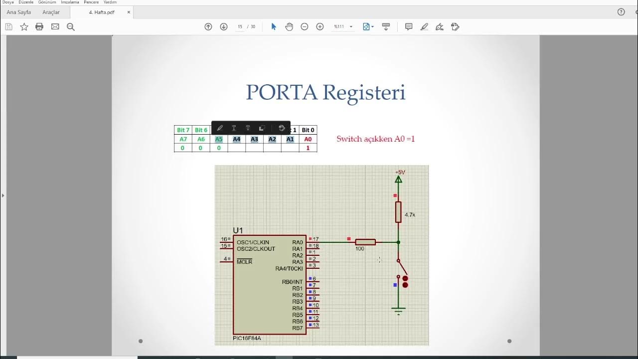 11-PIC16F84'ün Belleği-3 (Hafta-4) - YouTube