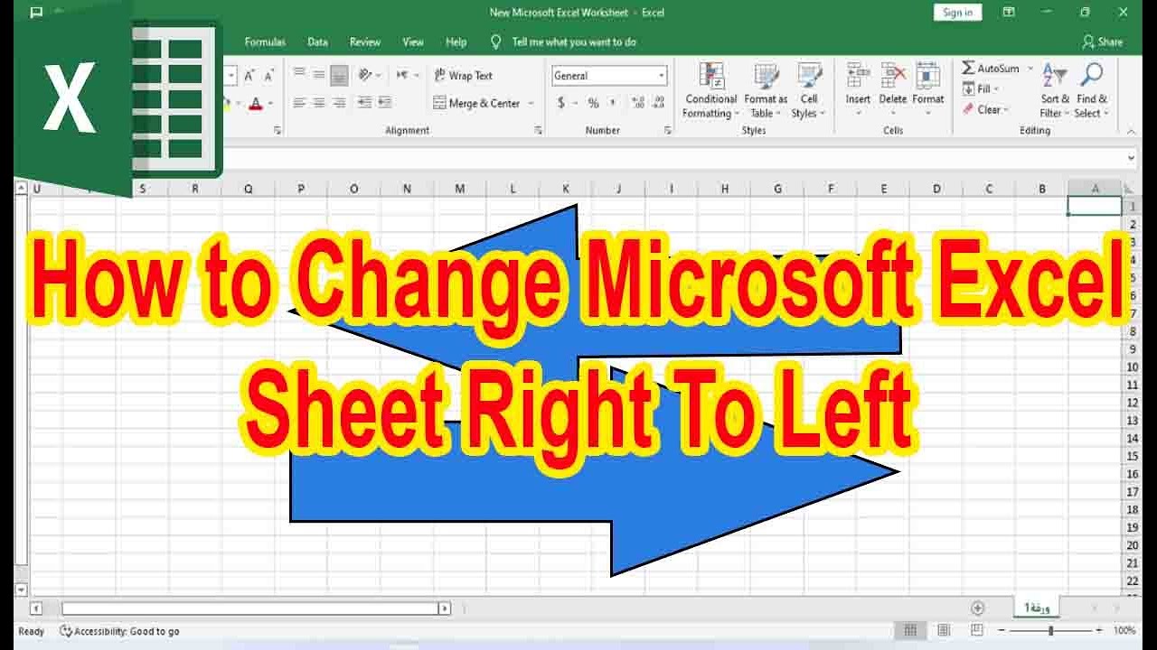 How To Change Microsoft Excel Sheet Right To Left YouTube How To Change Microsoft Excel Sheet Right To Left YouTube
