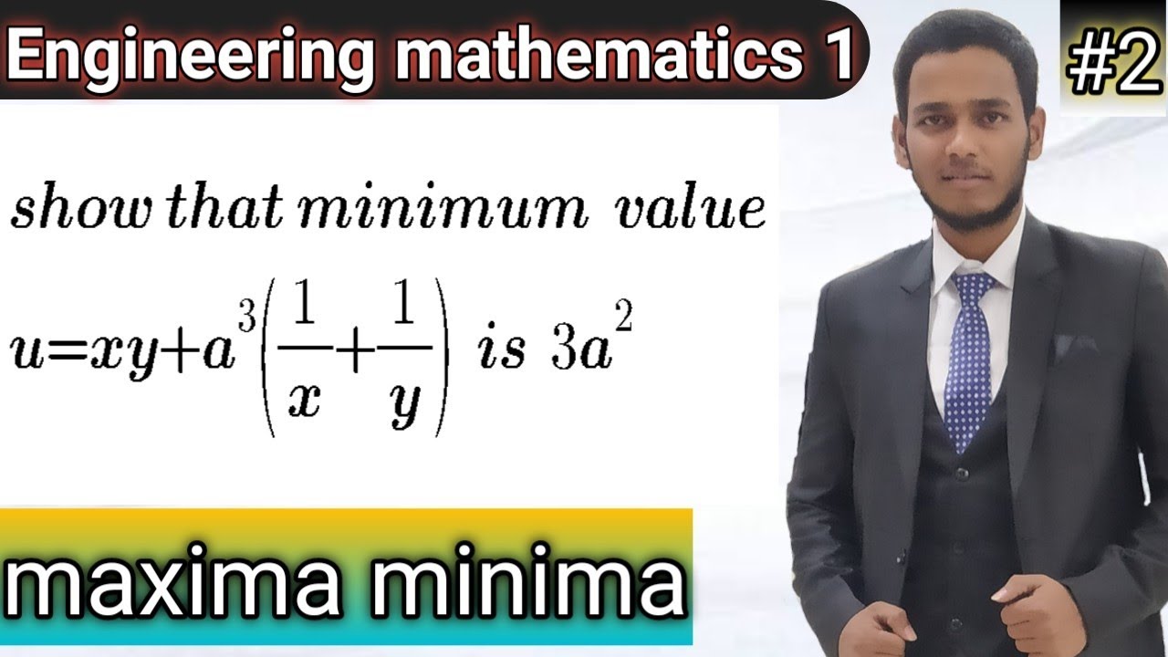 2.1 maxima and minima (part2) in hindi applied Mathematics 1 - YouTube