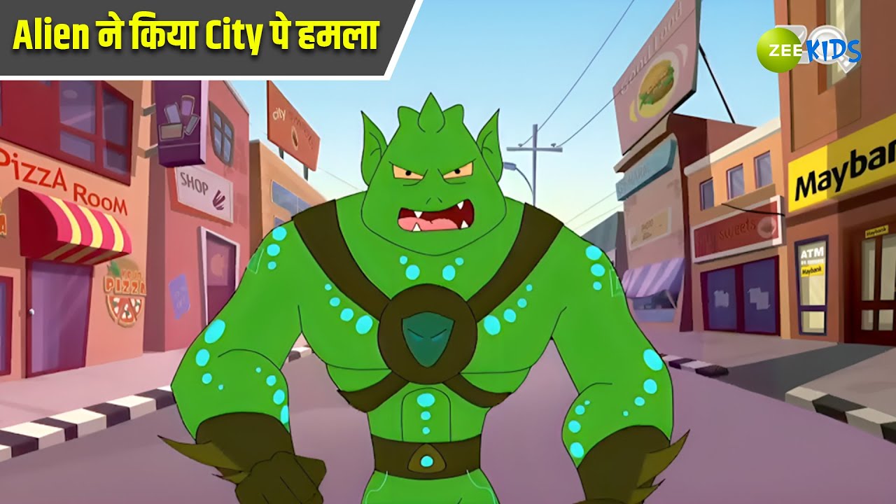 Alien ने किया City पे हमला | Chimpoo Simpoo | Comedy Cartoon ...