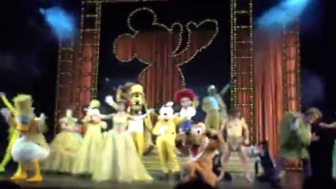 [HD] July 2014 Hongkong Disneyland "Golden Mickey" Live show - YouTube