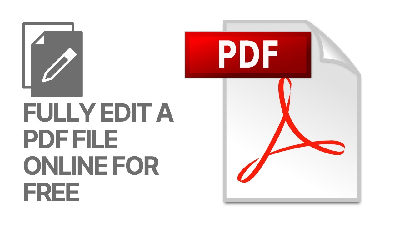 How To Fully Edit a PDF File Online For Free? 🗂📝 - YouTube
