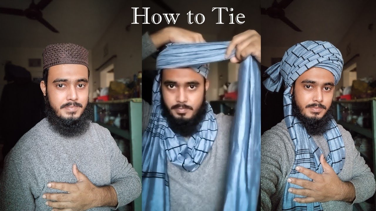 How to Tie Amamah | Tie Amamah Like a Sultan | Turban | Pagri Tutorial ...