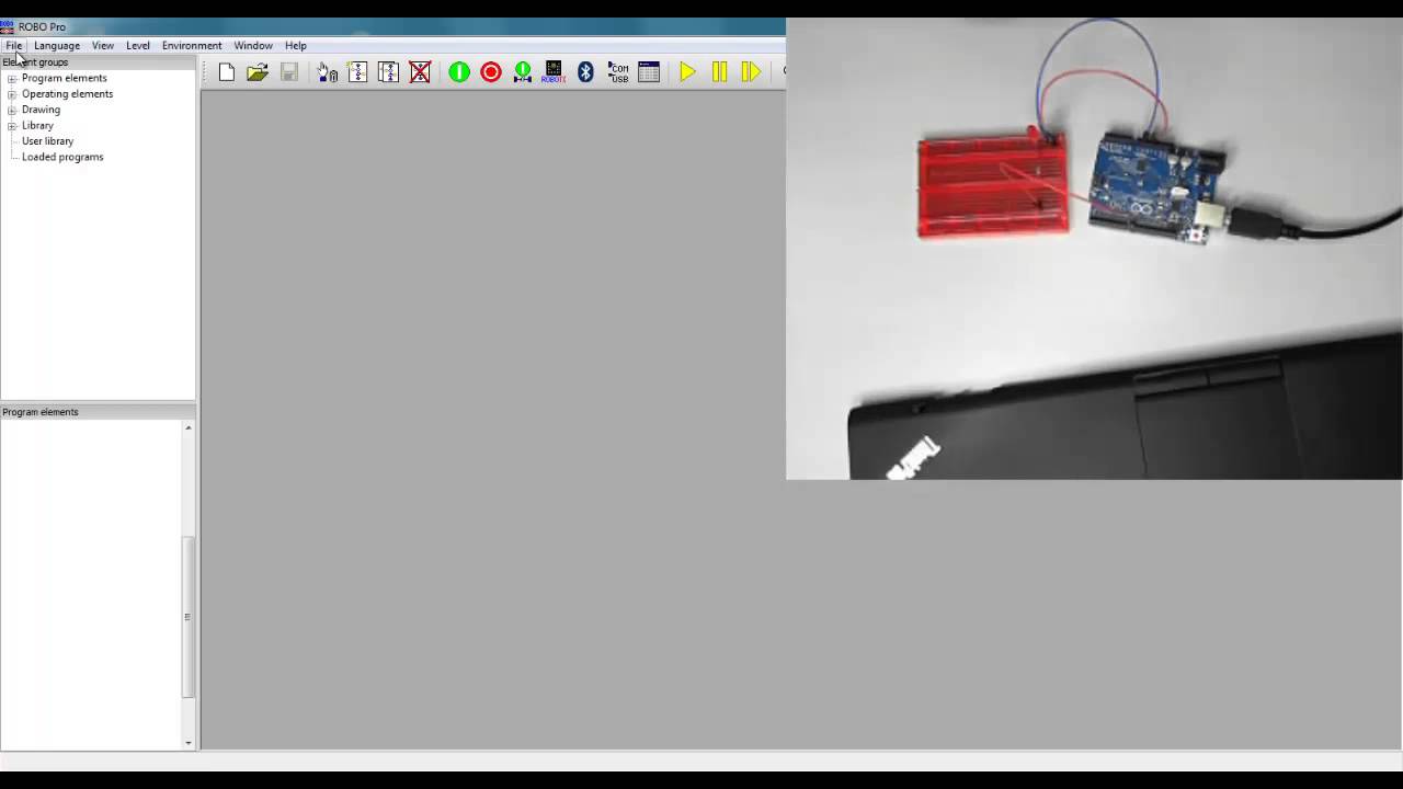 ROBO Pro to Arduino communications - YouTube