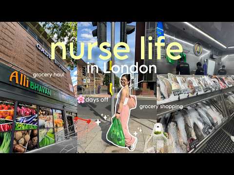A Realistic Filipino Nurse Day Off in London 🇬🇧 🇵🇭| Grocery Shopping, Haul & Filipino Family Life 🛒🤍