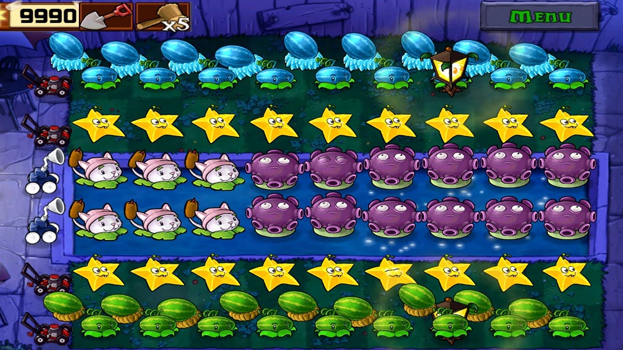Plants Vs Zombies || Game Play Mod Menu #36 - YouTube