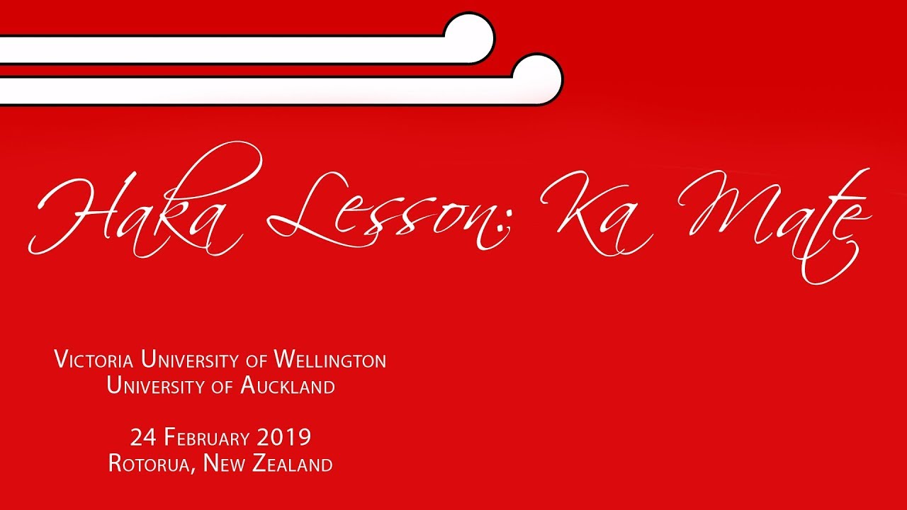 Haka Lesson: Ka Mate - YouTube