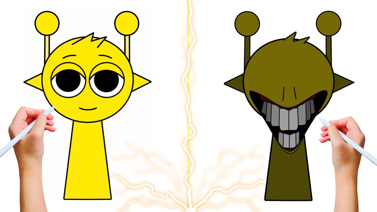Simon Sprunki's DARK SIDE Revealed in Easy Drawings! - YouTube