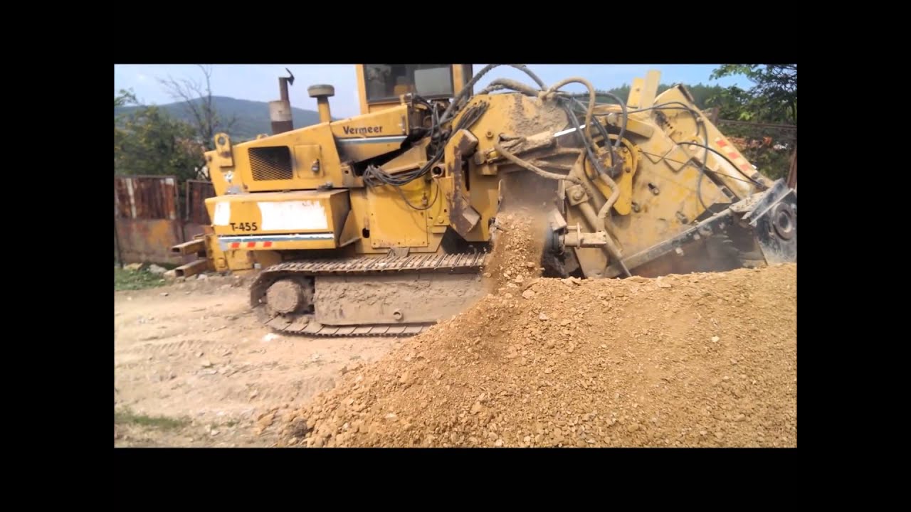 Vermeer Trencher T455 bulgaria - YouTube
