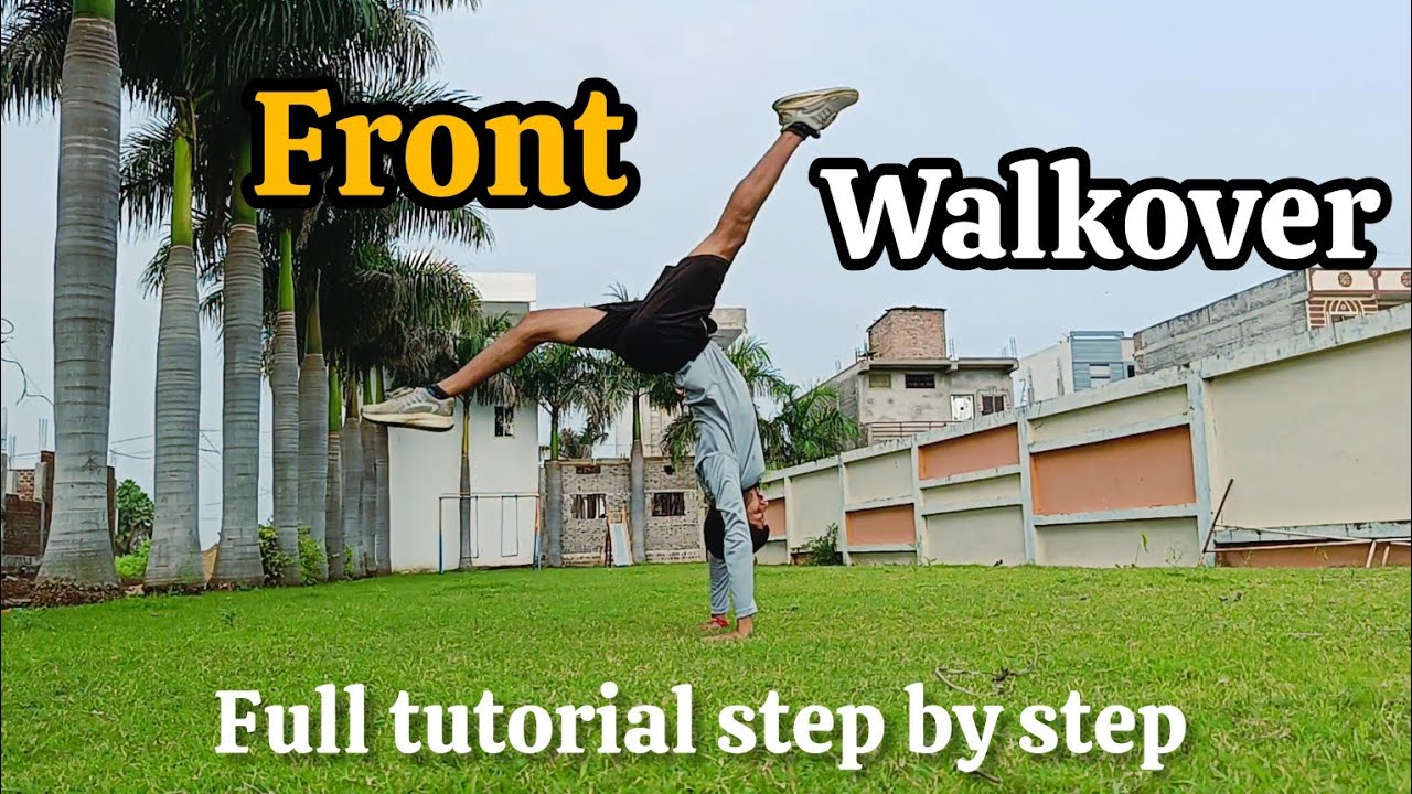 front walkover tutorial step by step hindi // front walkover कैसे सीखें ...