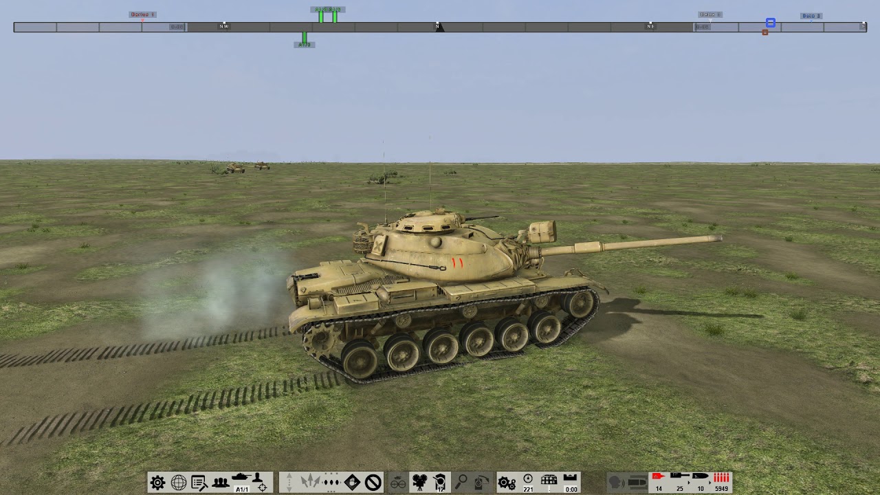 Steel Armor Blaze of War tank control by all crew members. - YouTube