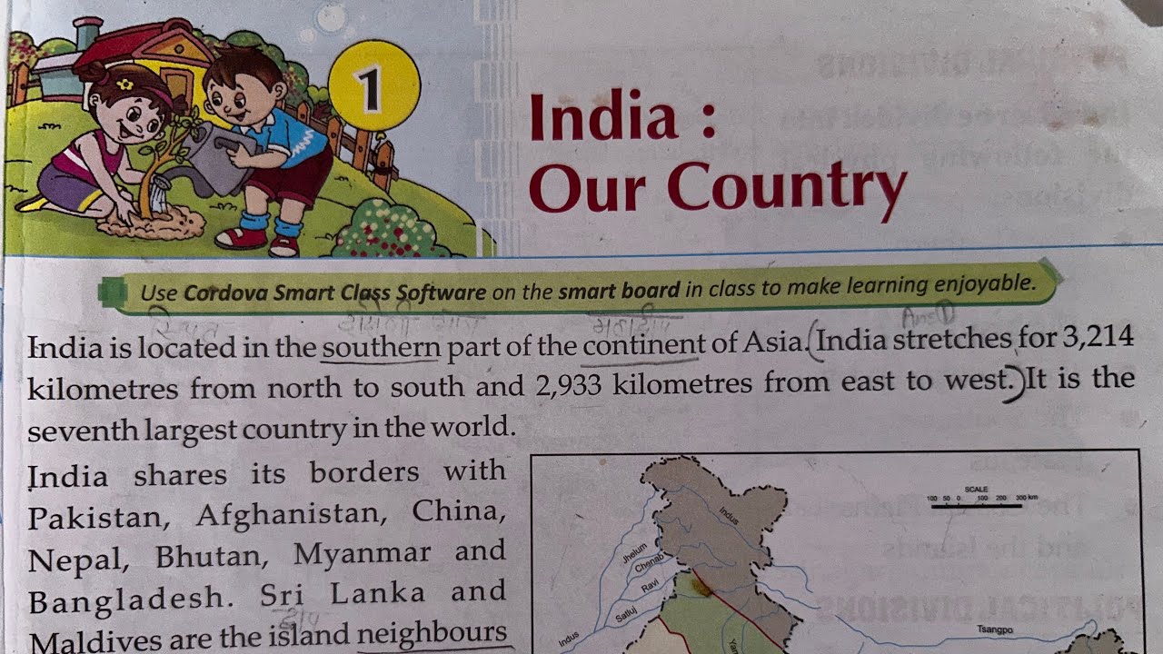 India Our Country | Class-4 | Part-1 | Social Studies | # ...