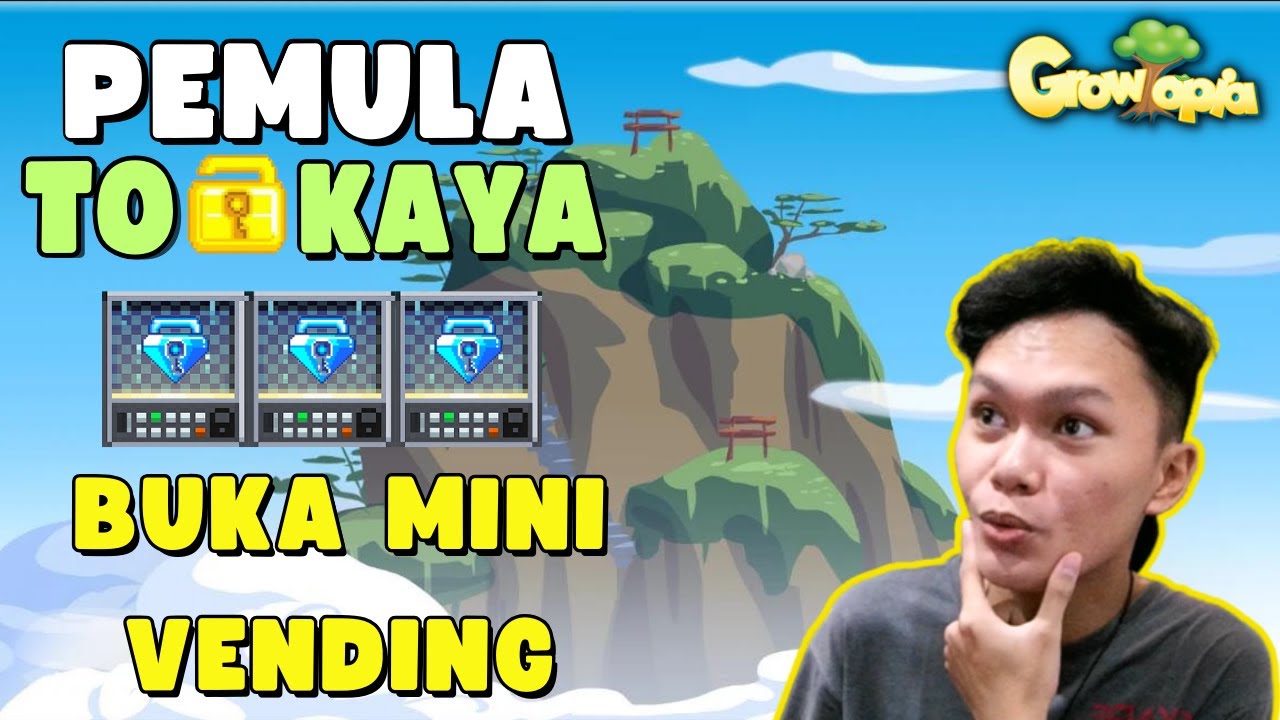 Pemula TO Kaya ~ Buka Mini Vending Shop | Growtopia Indonesia - YouTube