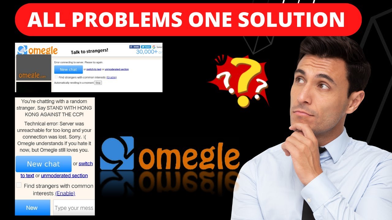 How to Fix 😍 Omegle All Problems🔥 || Omegle Server Problem || Omegle ...
