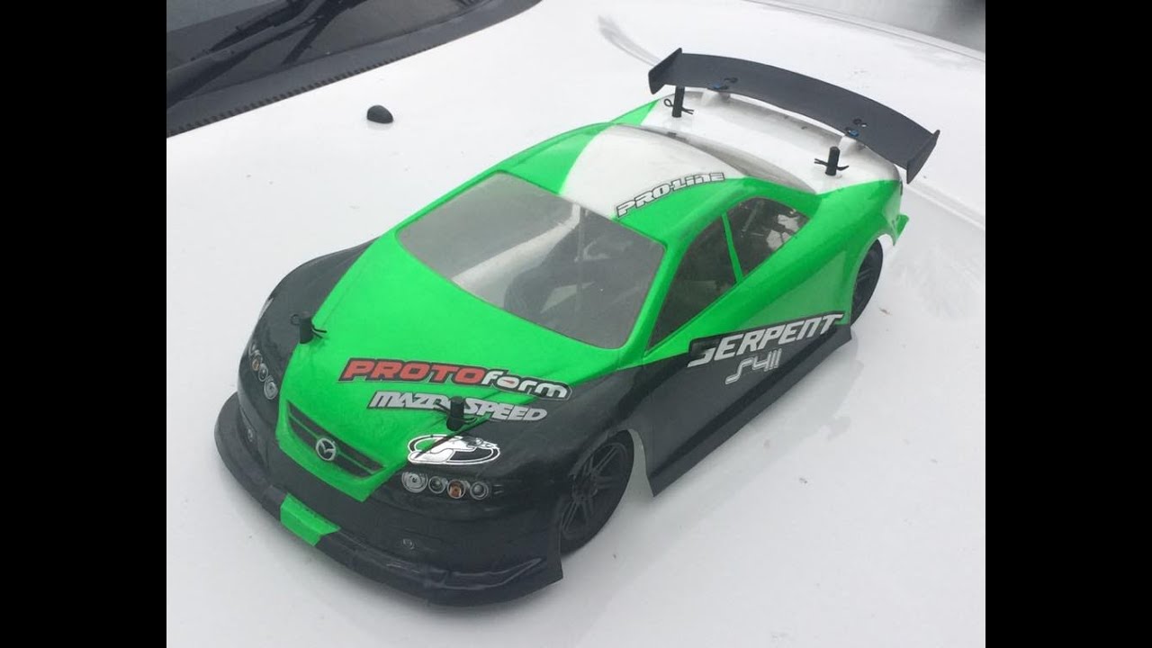 SERPENT S411 3S 171.18KPH/106.37MPH - YouTube