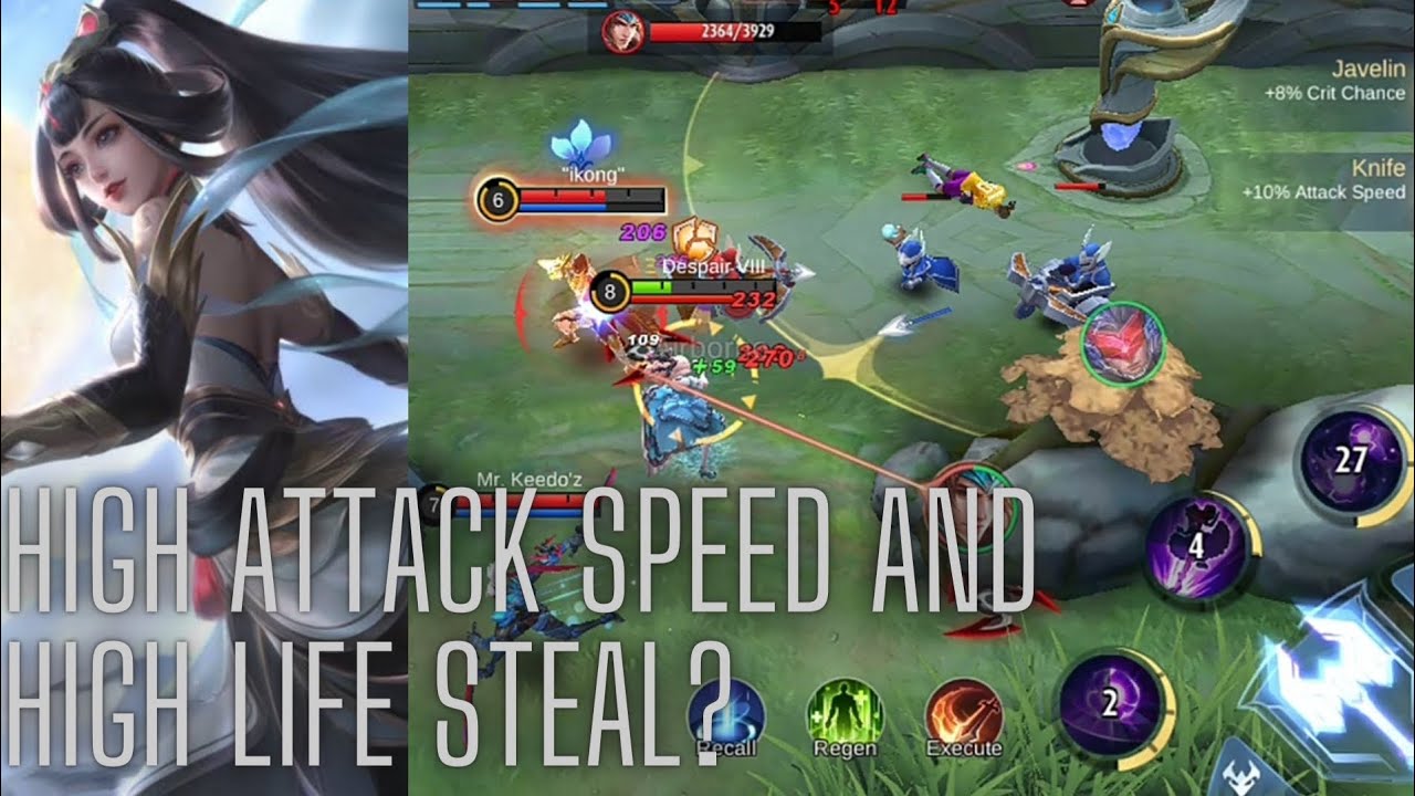 What if you build attack speed on guinevere? | MLBB Experiment - YouTube