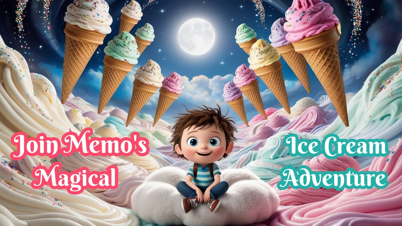 Memo's Lullaby Adventure in the Land of Ice Cream 📚BedtimeMagic - YouTube