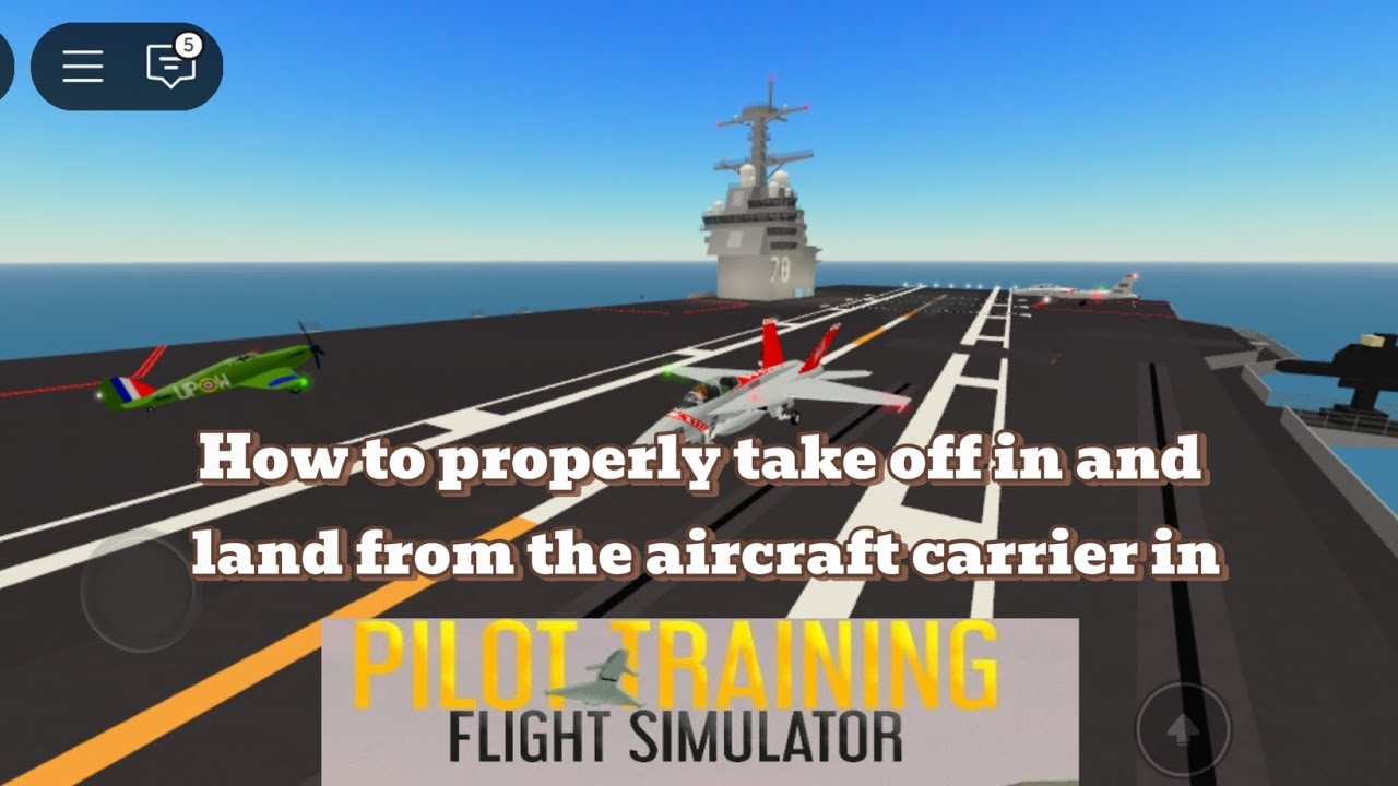How to properly Take off and land from the USS/HMS aircraft carriers! (Ptfs tutorial) - YouTube