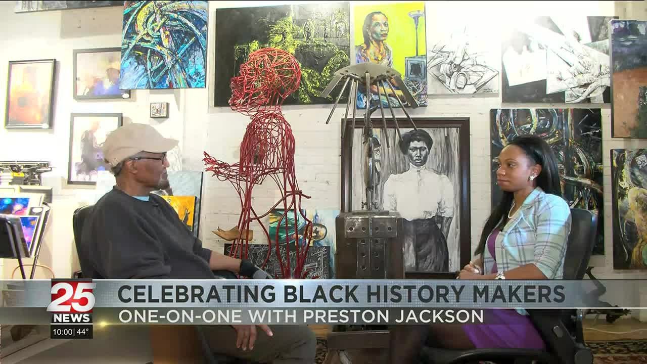 Celebrating Black History Month Spotlight: Artist Preston Jackson - YouTube