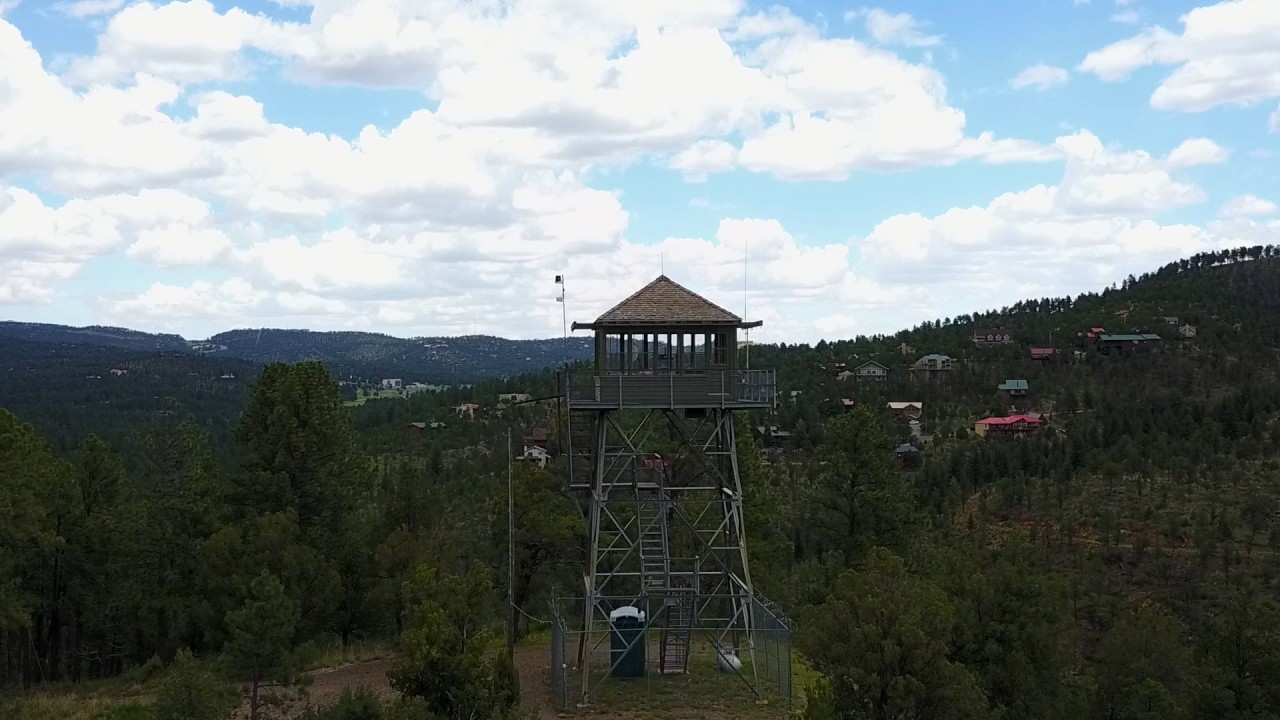 Ruidoso Lookout Tower Firewatch - YouTube