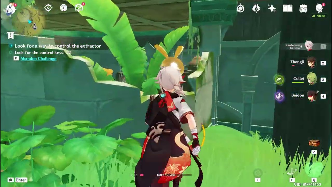 Genshin Impact - Mini Puzzle - Look For A Way To Control The Extractor ...