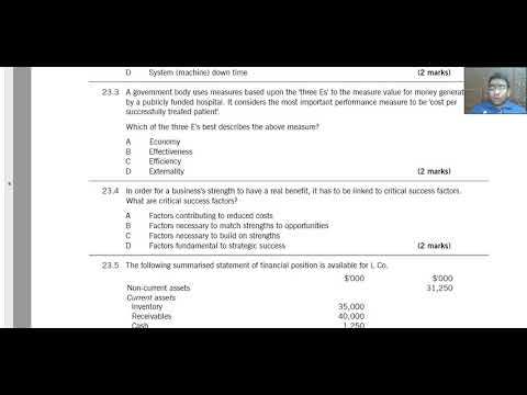 Performance Measurement BPP Exam Kit Questions - YouTube