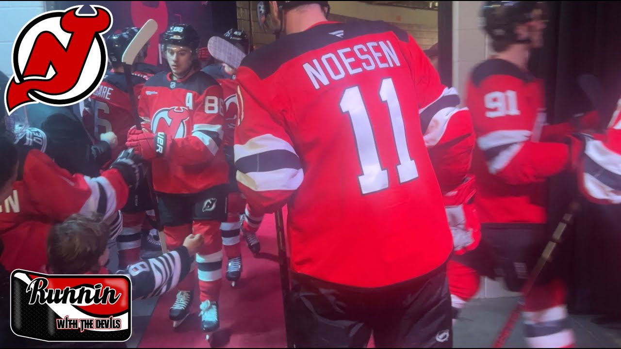 NJ Devils Leaving Locker Room BEHIND THE SCENES 12/6/24 - YouTube