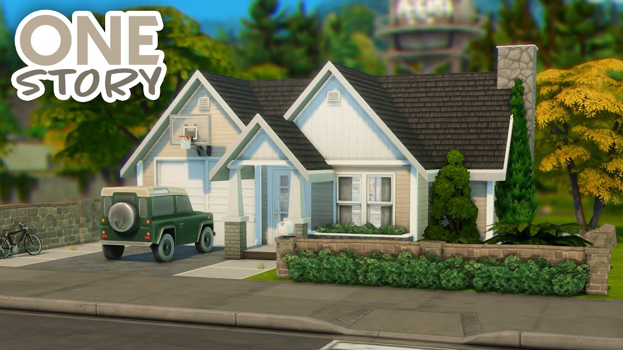 One Story Family Home The Sims 4 Speed Build YouTube one-story-family-home-the-sims-4-speed-build-youtube